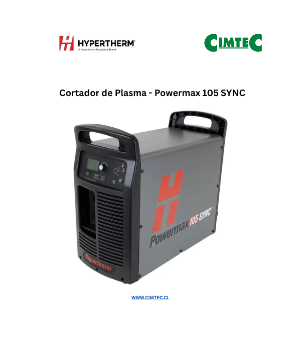 Cortador de Plasma Powermax105 SYNC – CIMTEC S.A